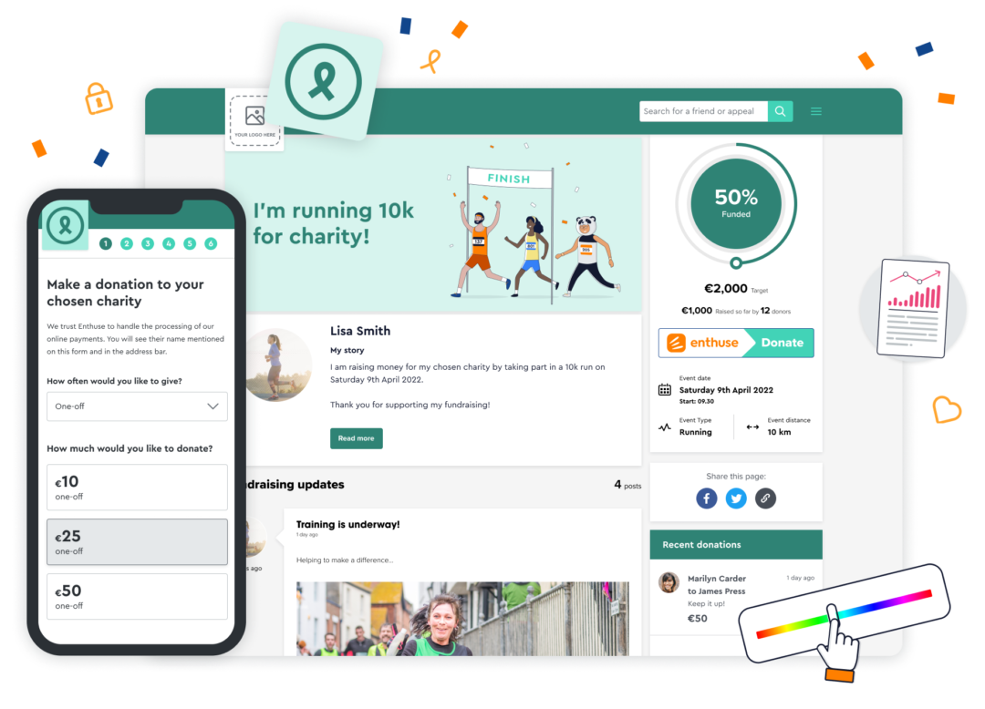 Homepage - Enthuse: Branded fundraising for charities