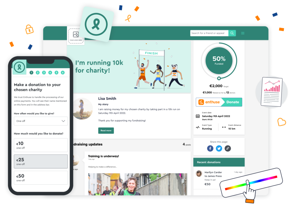Homepage - Enthuse: Branded fundraising for charities